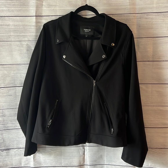 torrid | Jackets & Coats | Torrid Black Moto Jacket | Poshmark